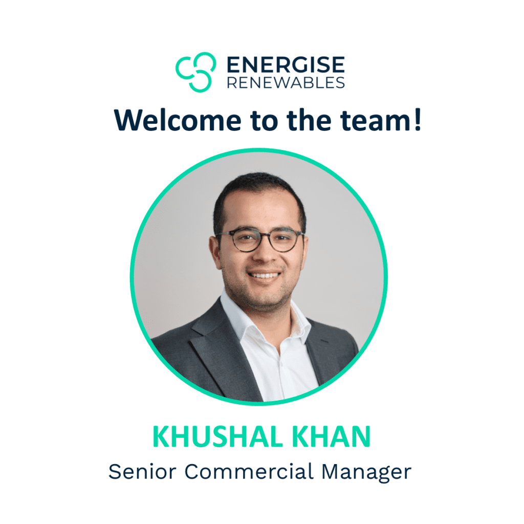 We are excited to welcome Khushal to the team! | Energise Renewables